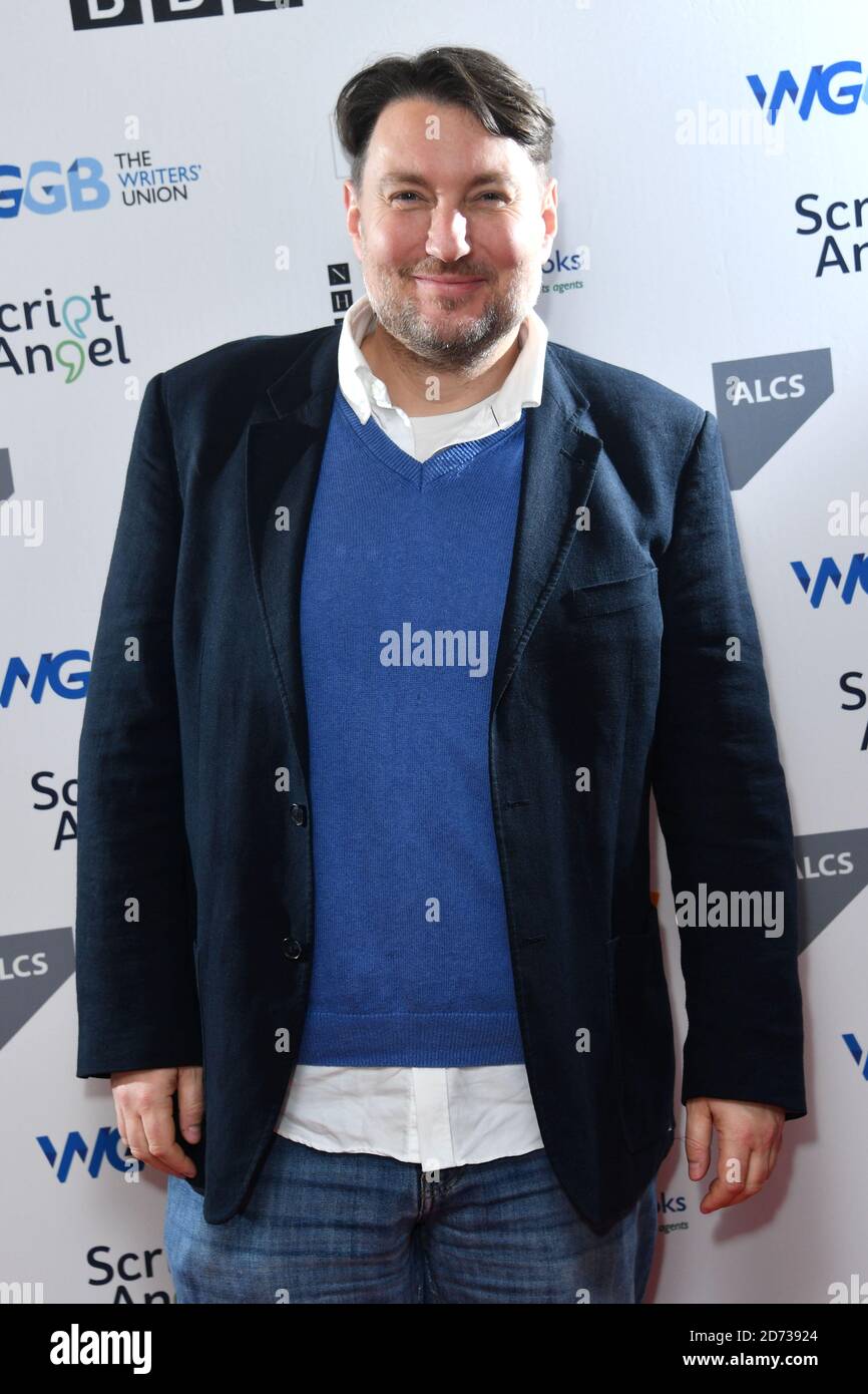 Jake Yapp arrives at The Writers' Guild Awards 2020 held at the Royal ...