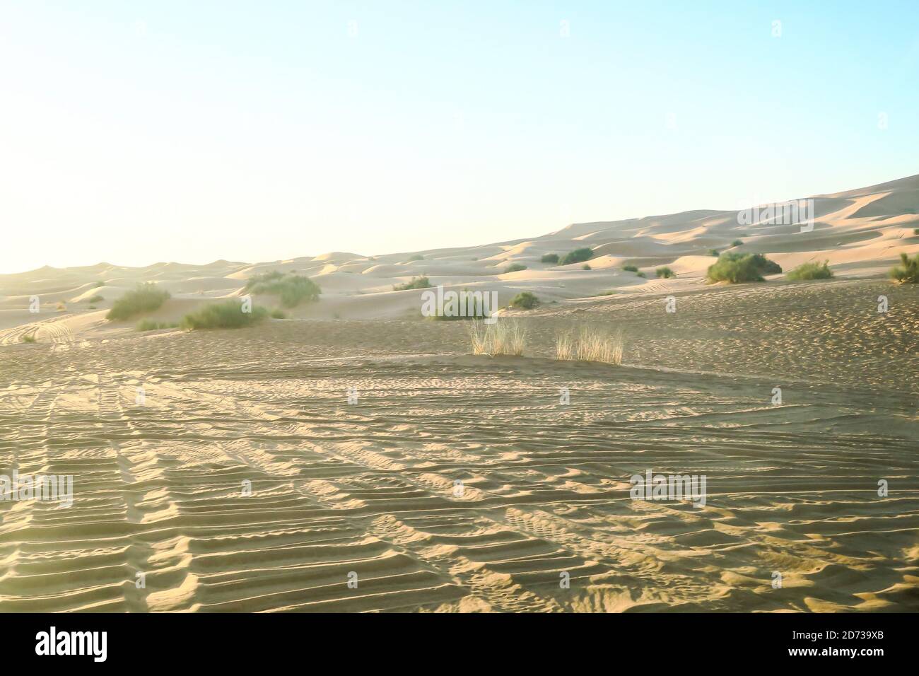landscape in sahara desert, photo as background Stock Photo - Alamy