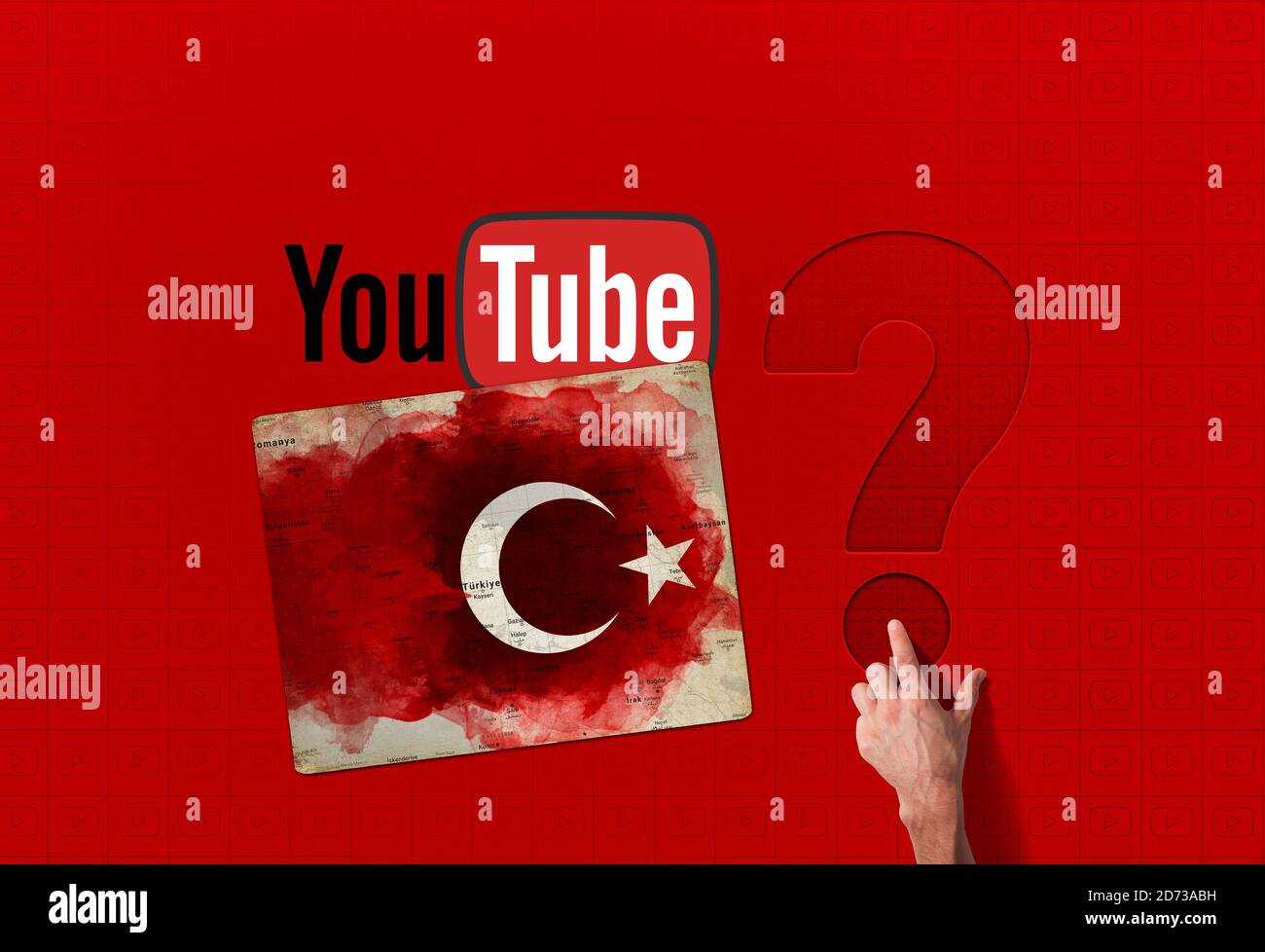 Youtube, Youtube Background Design and Turkey Stock Photo - Alamy