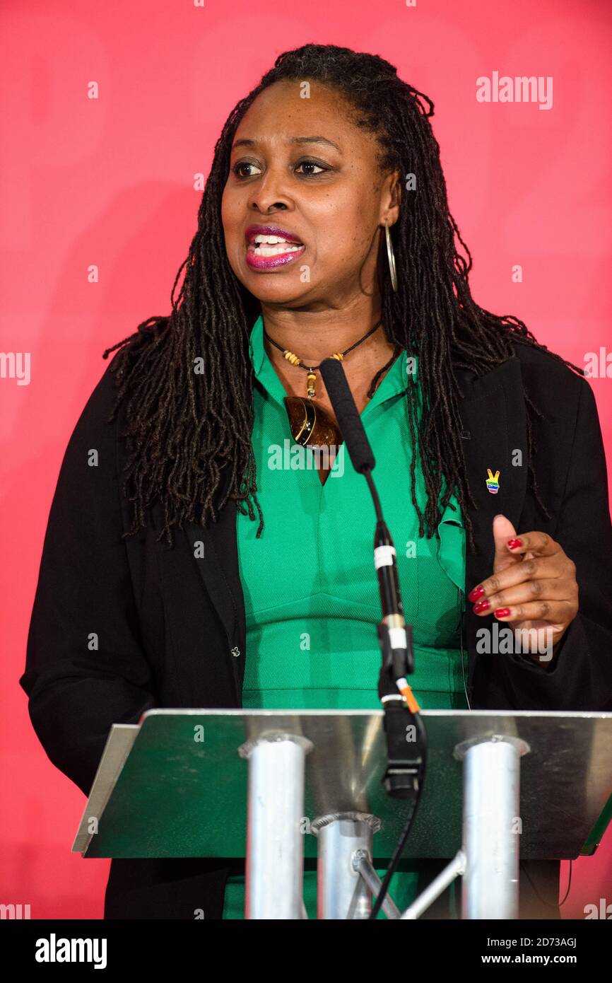 Dawn Butler speaking during a deputy leadership hustings event for the ...