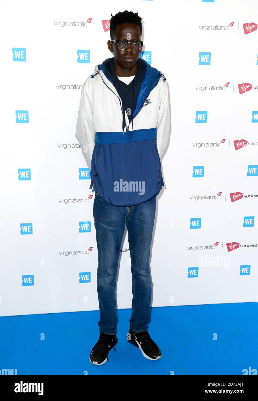Athian Akec attending the WE Day UK charity event and concert held at ...