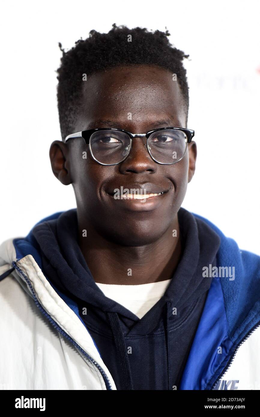 Athian Akec attending the WE Day UK charity event and concert held at ...