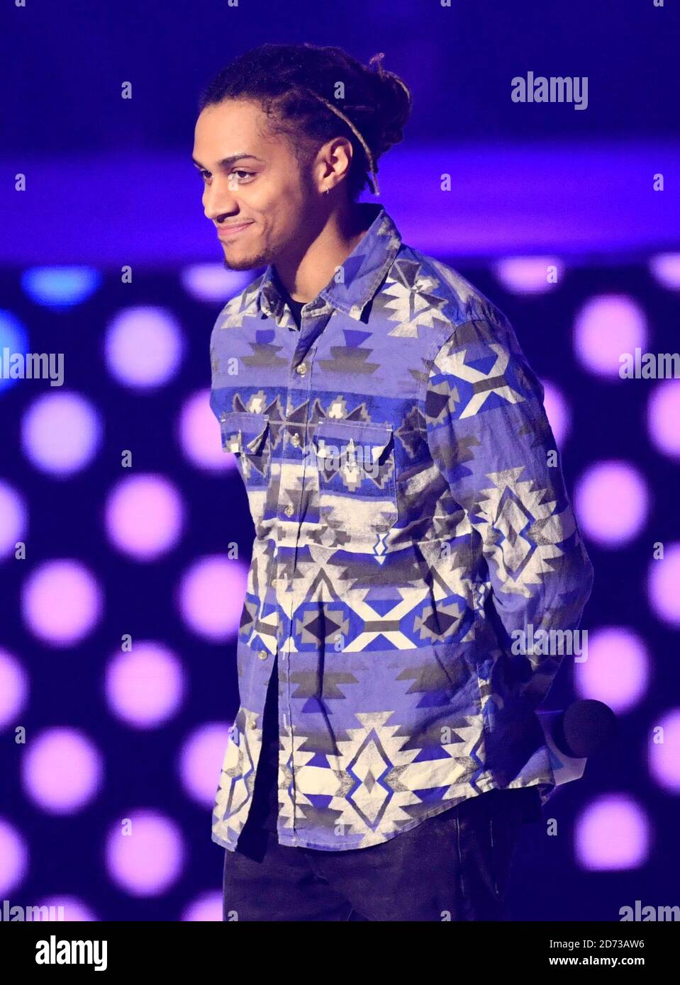 Bluey Robinson on stage during the WE Day UK charity event and concert ...