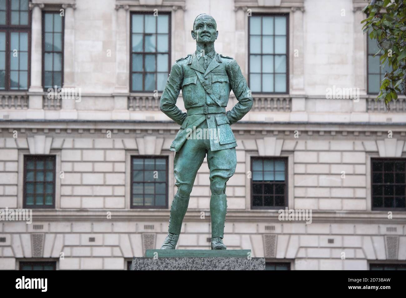 A statue of Jan Smuts in Parliament Square, London. Picture date ...