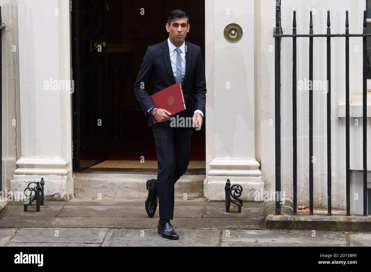 Chancellor of the Exchequer Rishi Sunak departs 11 Downing Street, in ...