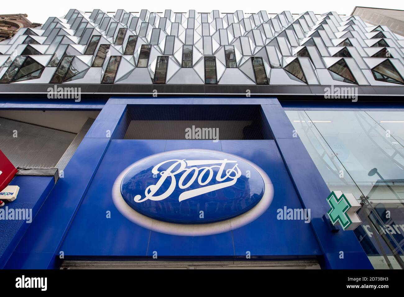 General view of a branch of Boots on Oxford Street, London. Picture ...