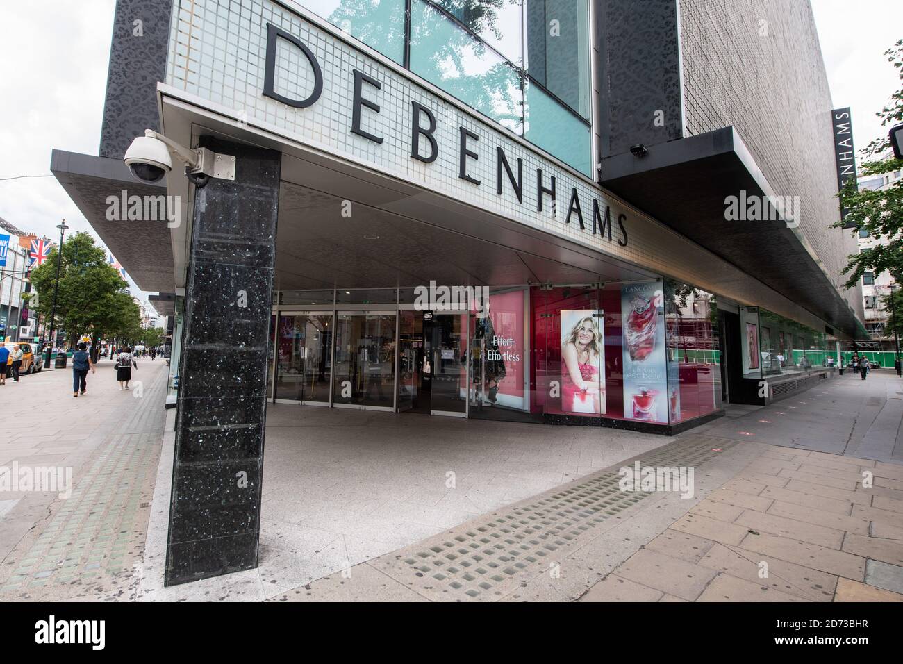 General view of a branch of Debenhams on Oxford Street, London. Picture ...