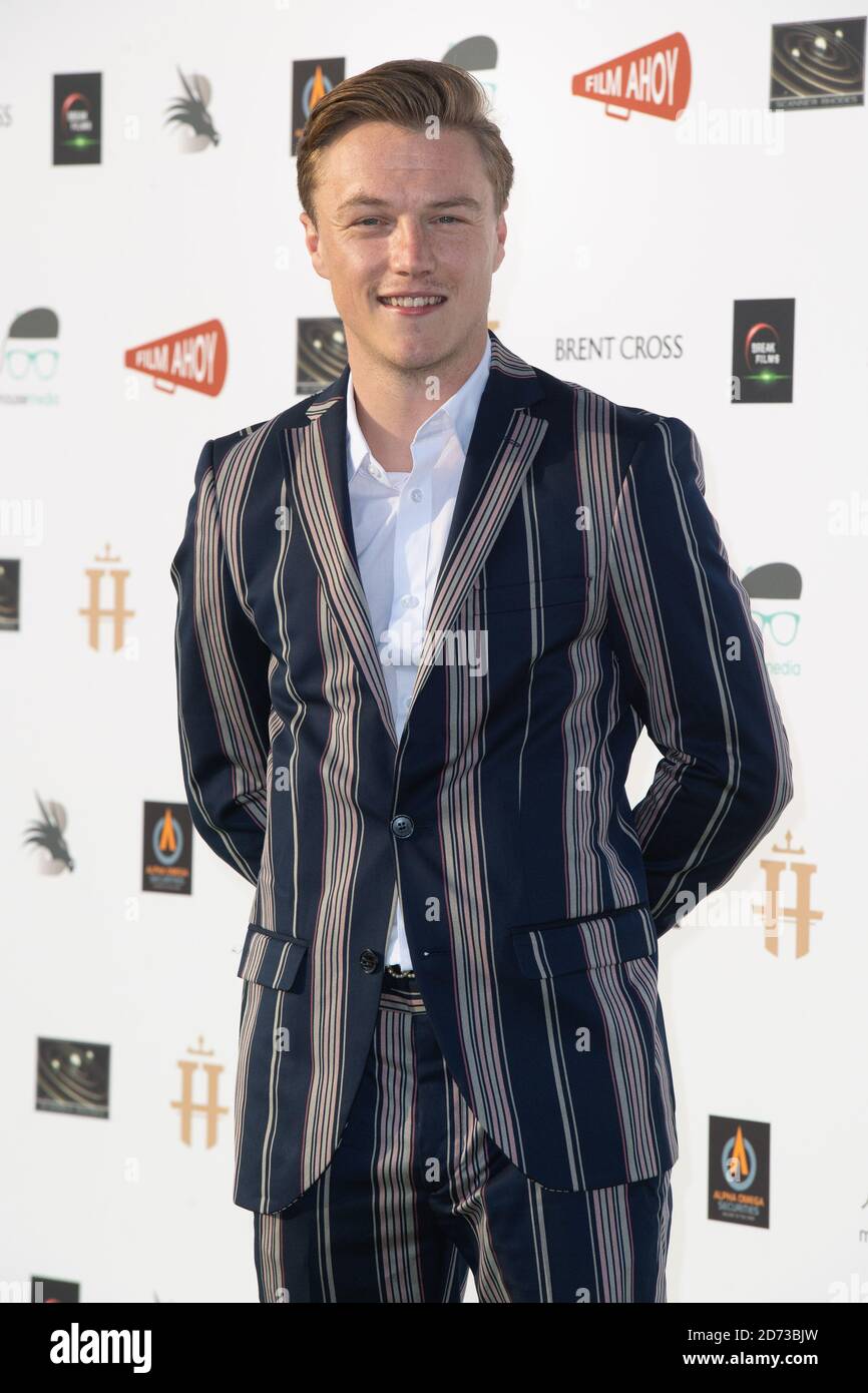 Sam Gittins attending the drive-in premiere of Break, at the Brent ...