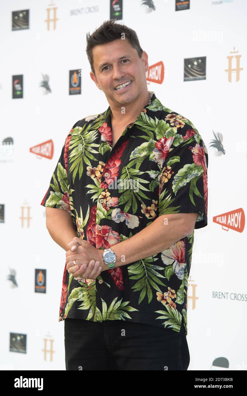 Jez Edwards attending the drive-in premiere of Break, at the Brent ...