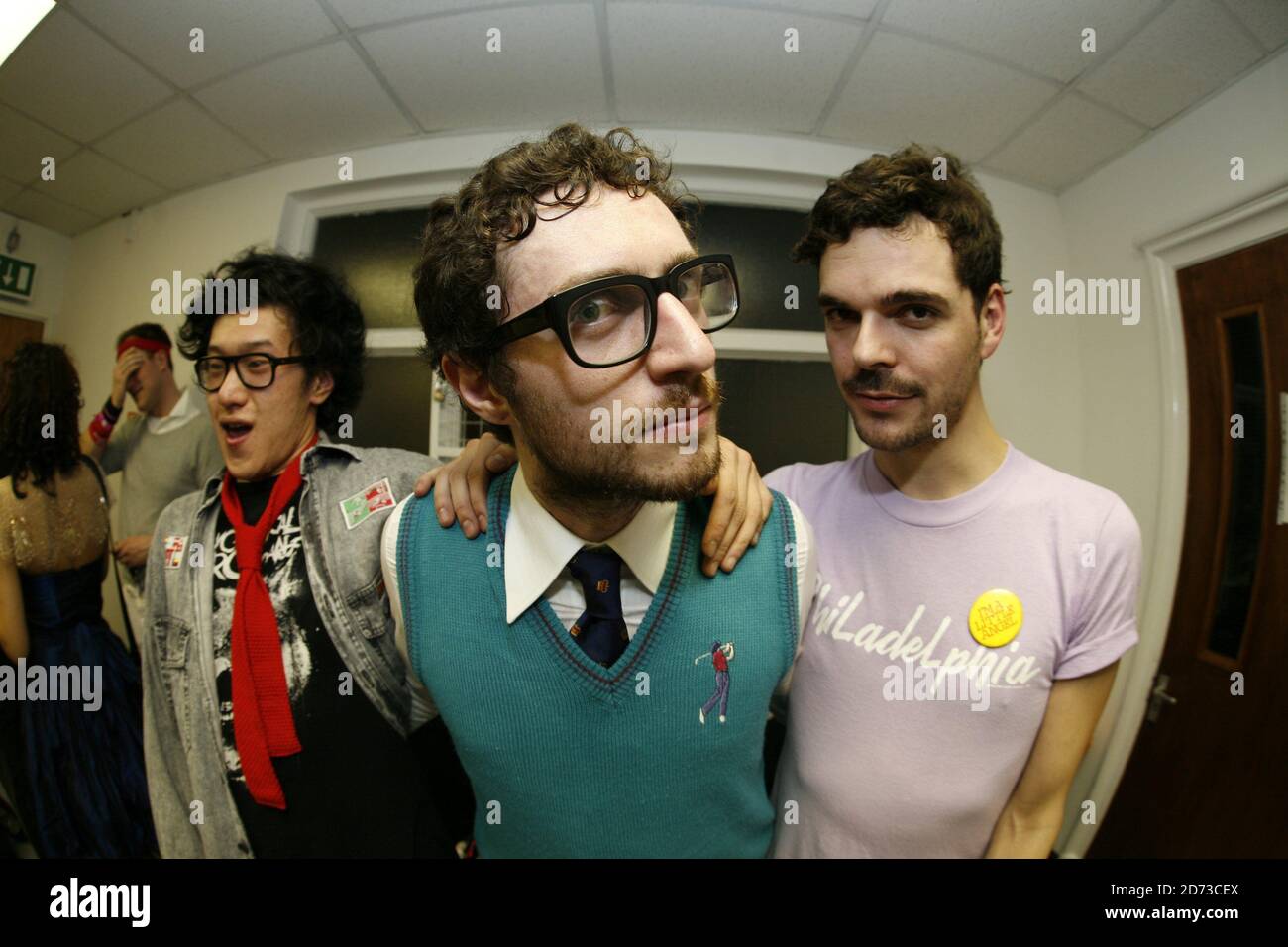 The Teenagers backstage at an under 18s only concert at Islington ...