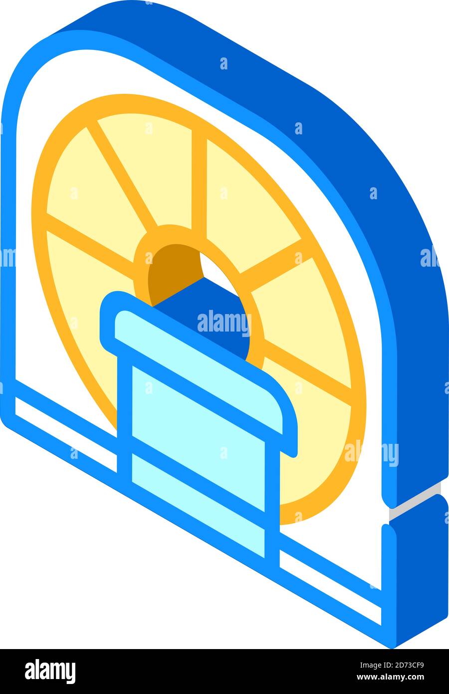 mri medical machine isometric icon vector illustration Stock Vector ...