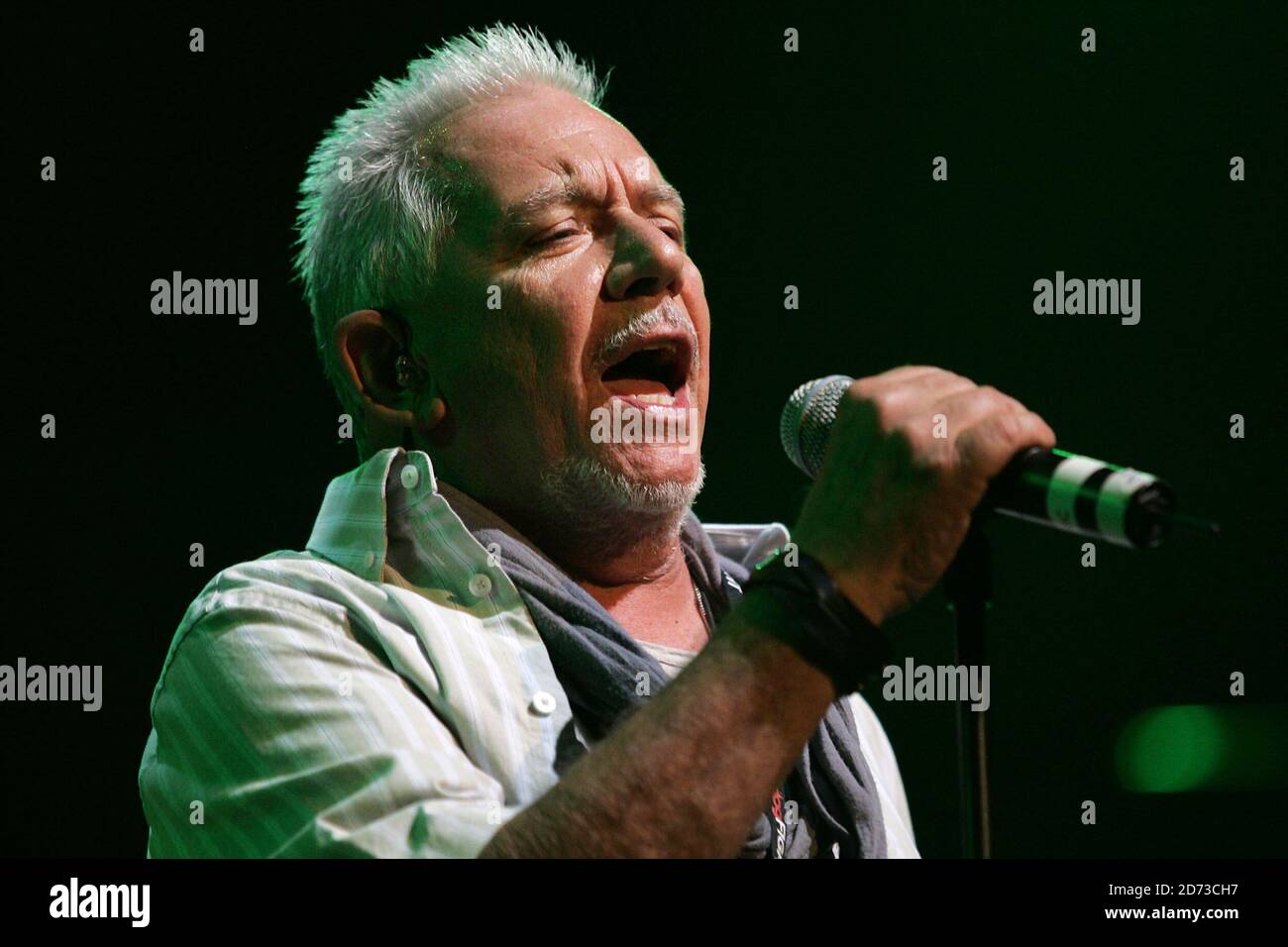 Eric Burdon performs on stage with WAR at the Royal Albert Hall in ...