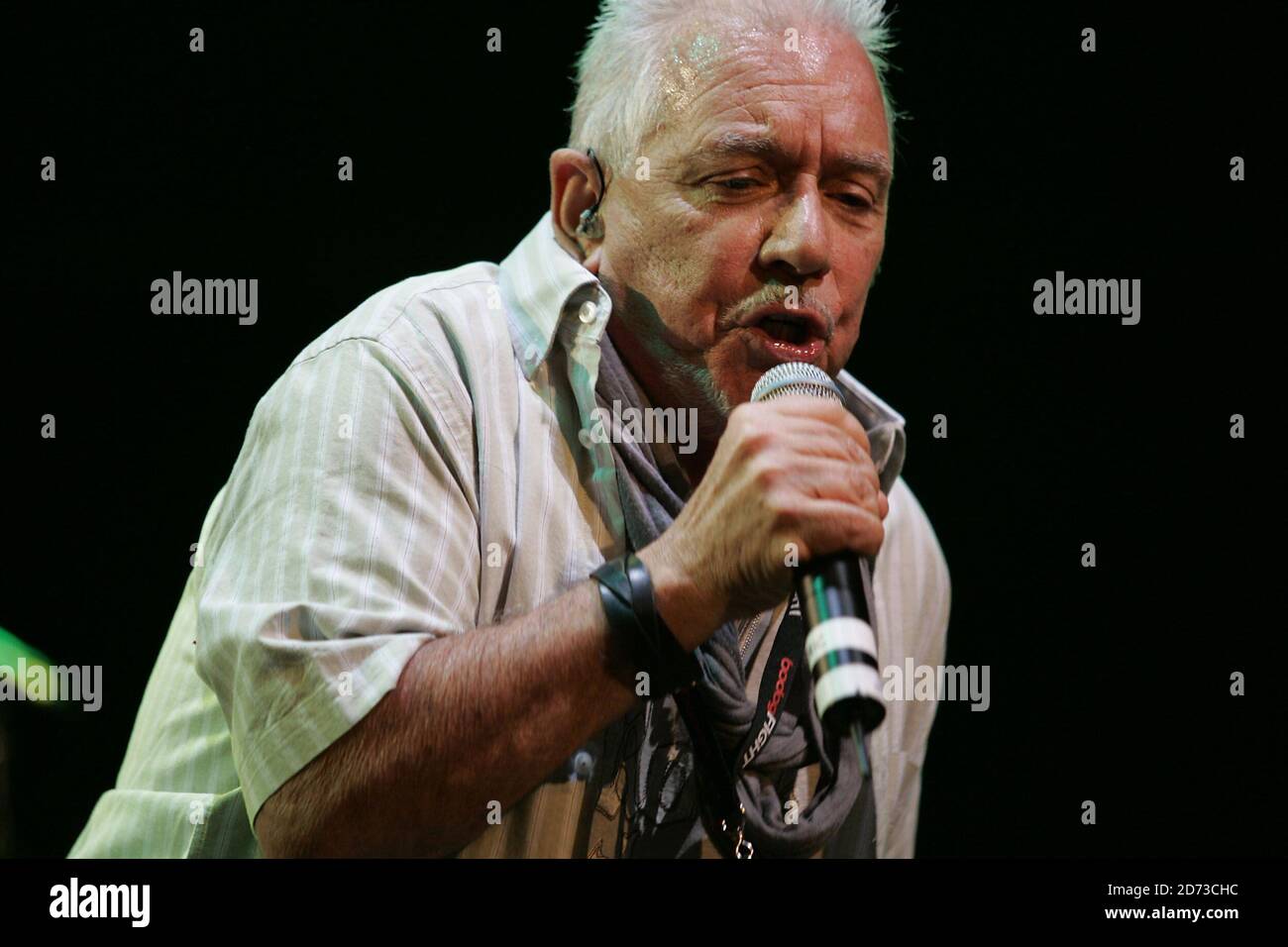 Eric Burdon performs on stage with WAR at the Royal Albert Hall in ...