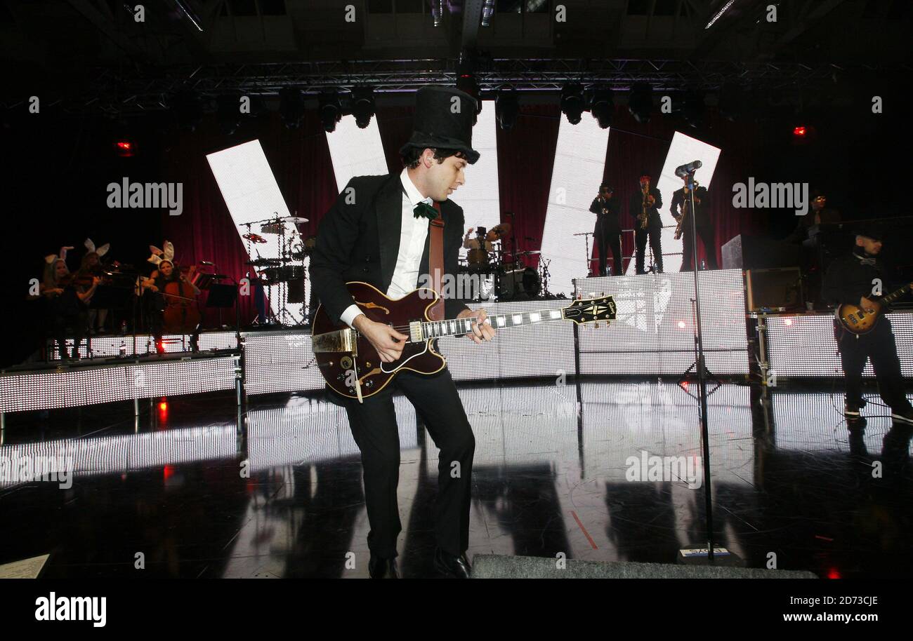 Mark Ronson performs at the Corsa Presents Bandstand, a new live music ...