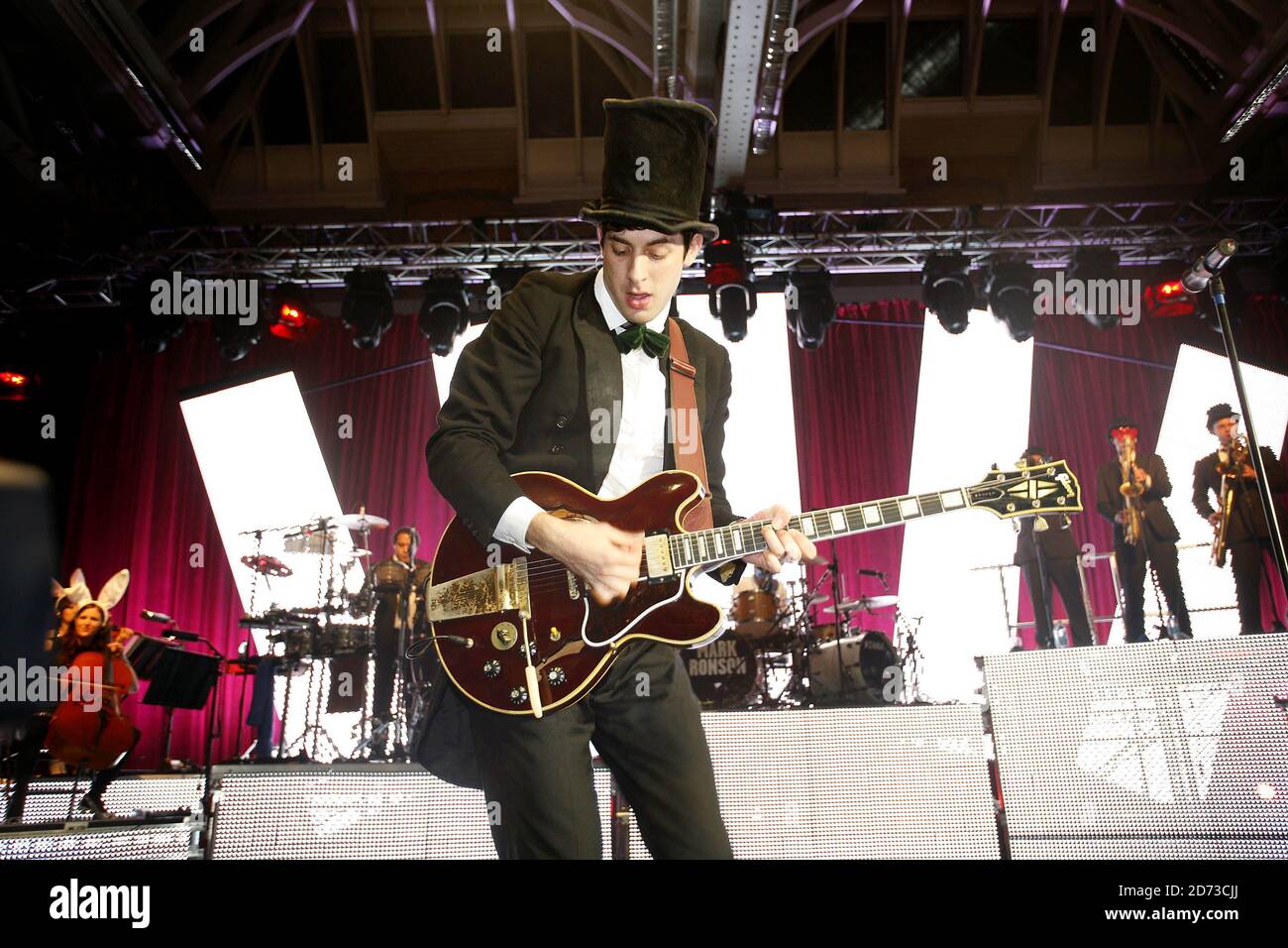 Mark Ronson performs at the Corsa Presents Bandstand, a new live music ...