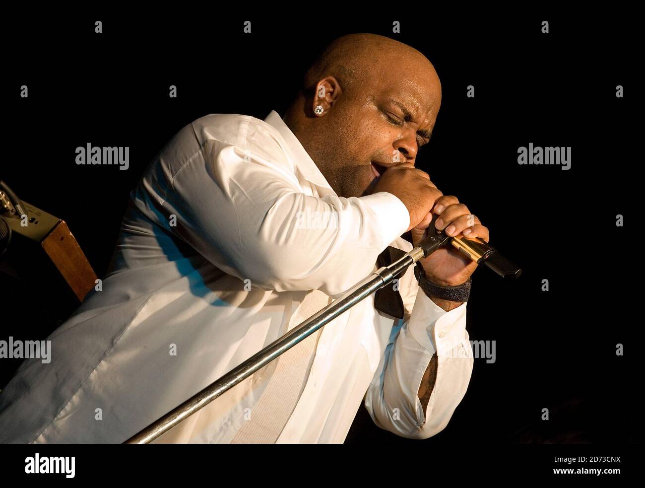 Cee-Lo Green performs on stage with Gnarls Barkley at Club 229 in ...