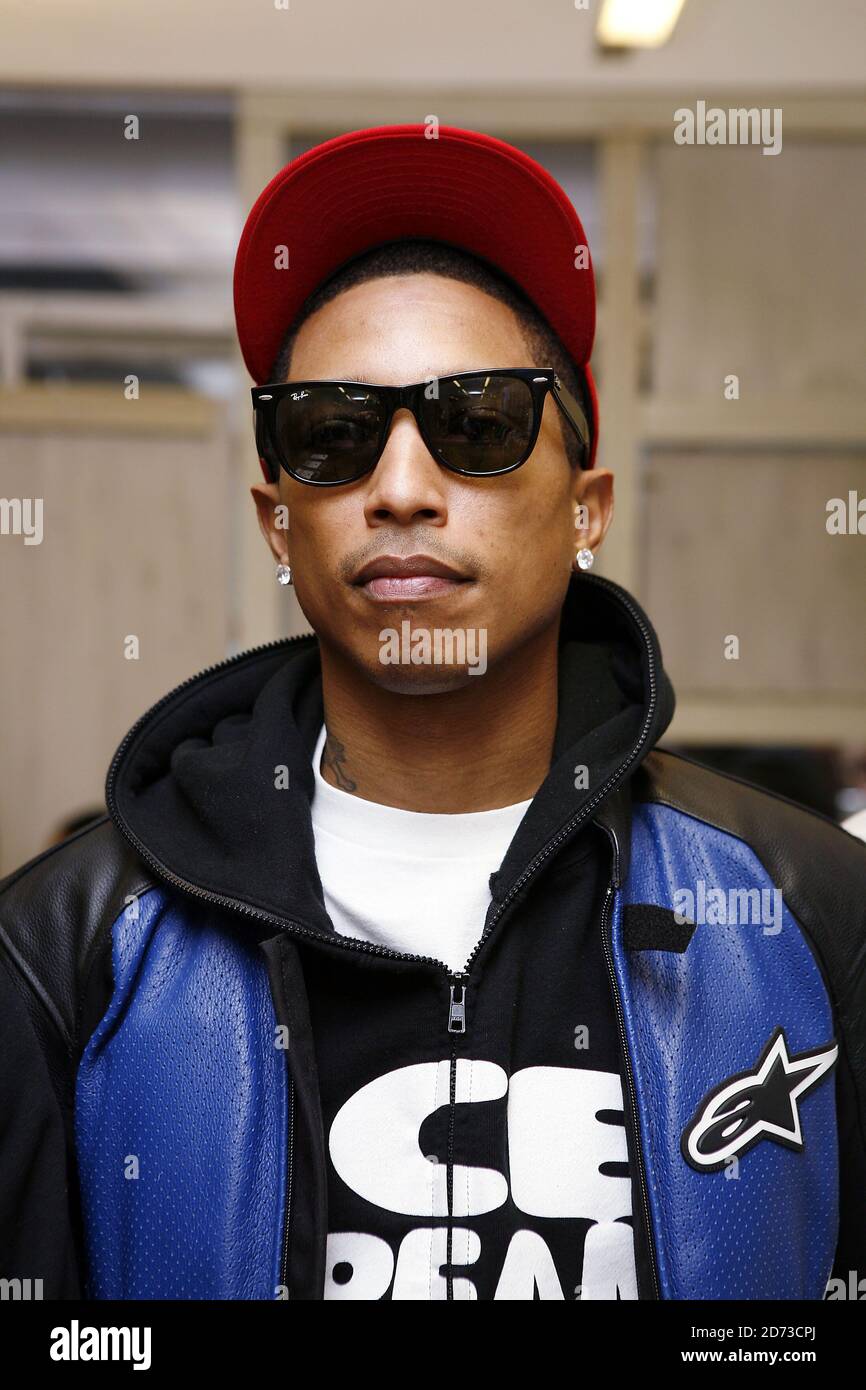 Pharrell Williams during a signing of new N.E.R.D album Seeing Sounds ...