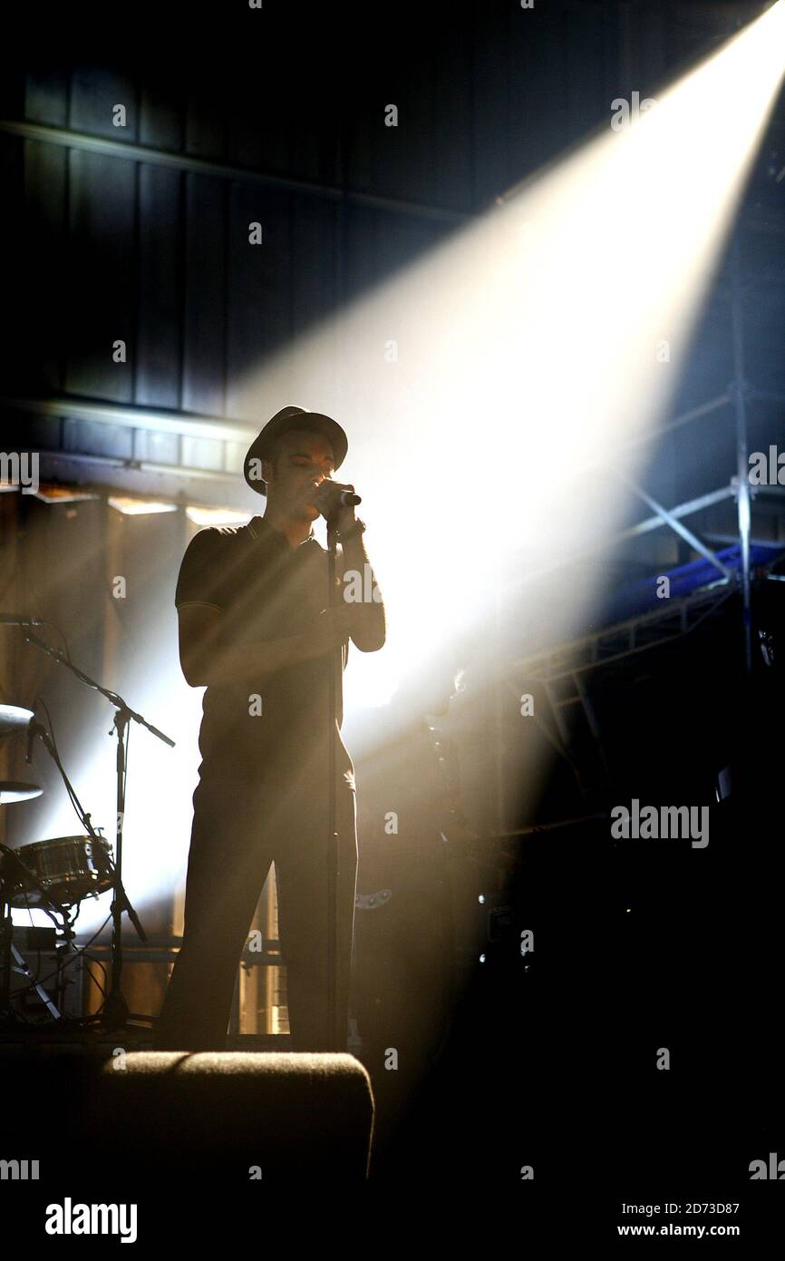 Bryn Christopher performing live during the recording of Channel 4's T ...