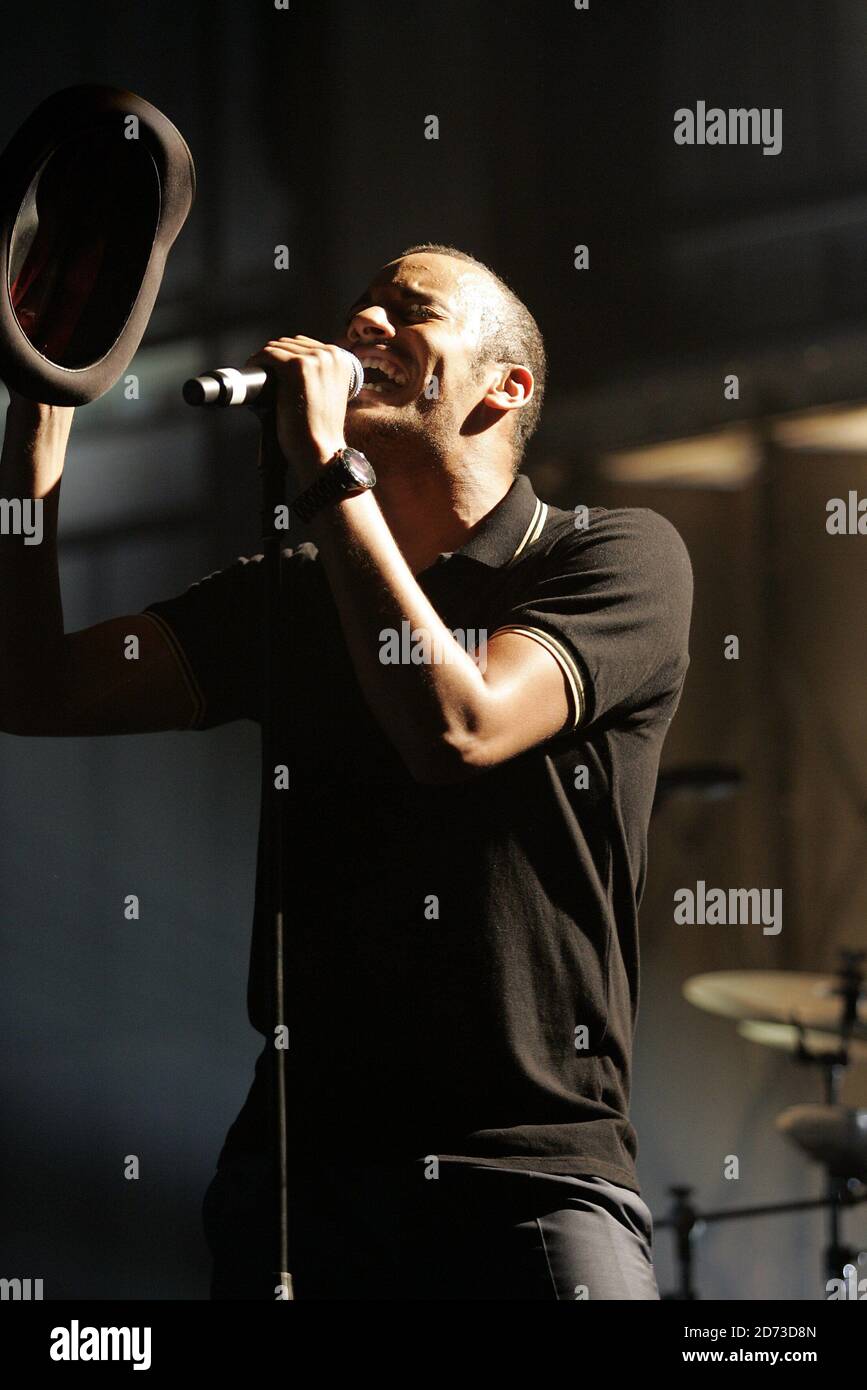 Bryn Christopher performing live during the recording of Channel 4's T ...