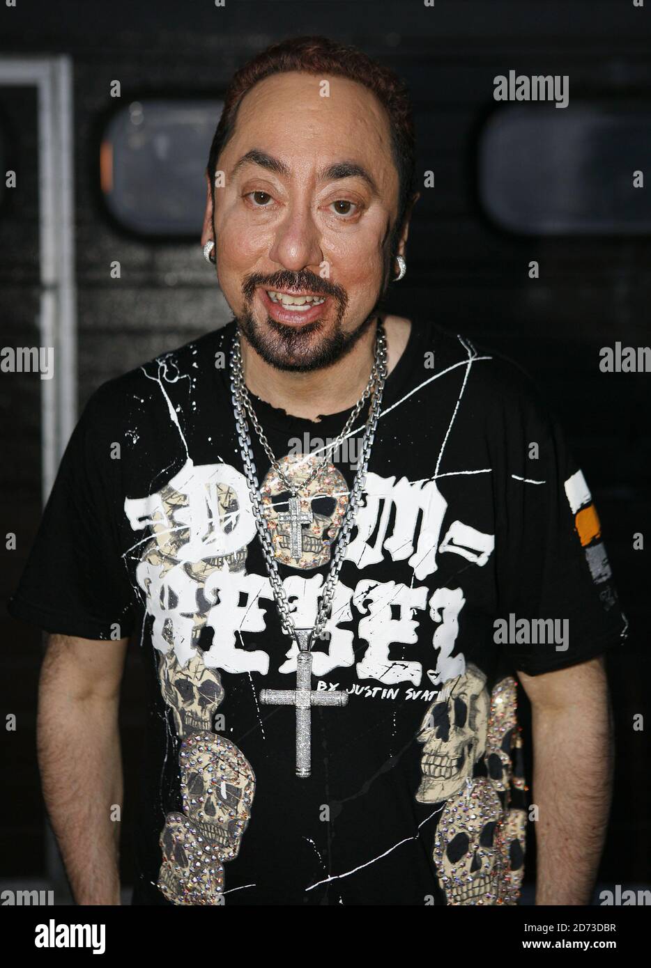 David Gest backstage during the recording of Channel 4's T-Mobile ...