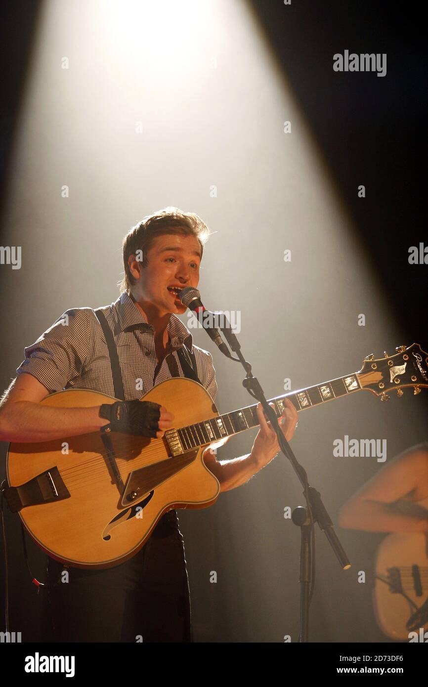 Hayden Thorpe of Wild Beasts performs live during the recording of ...