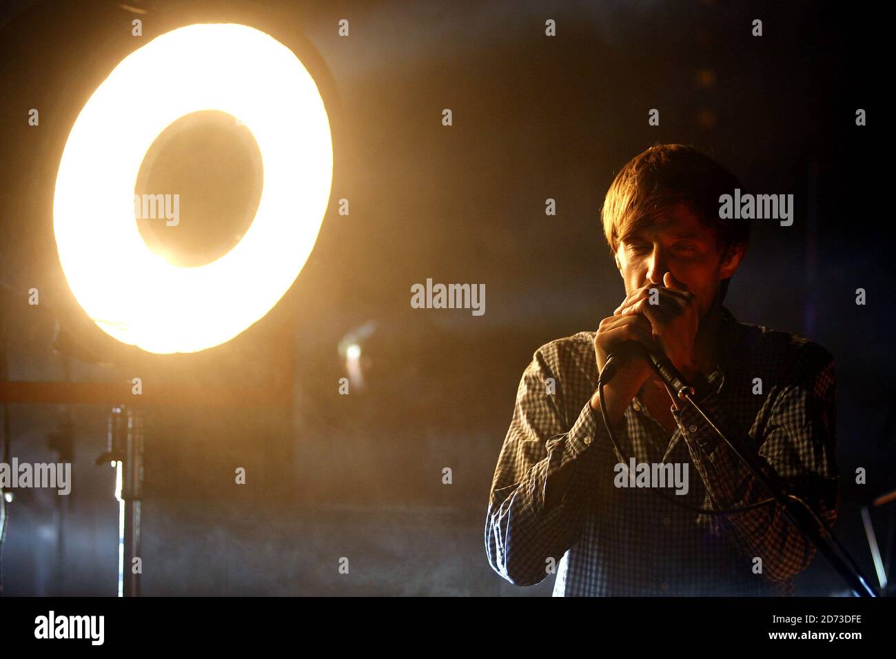 Dan Whitford of Cut Copy performs live during the recording of Channel ...