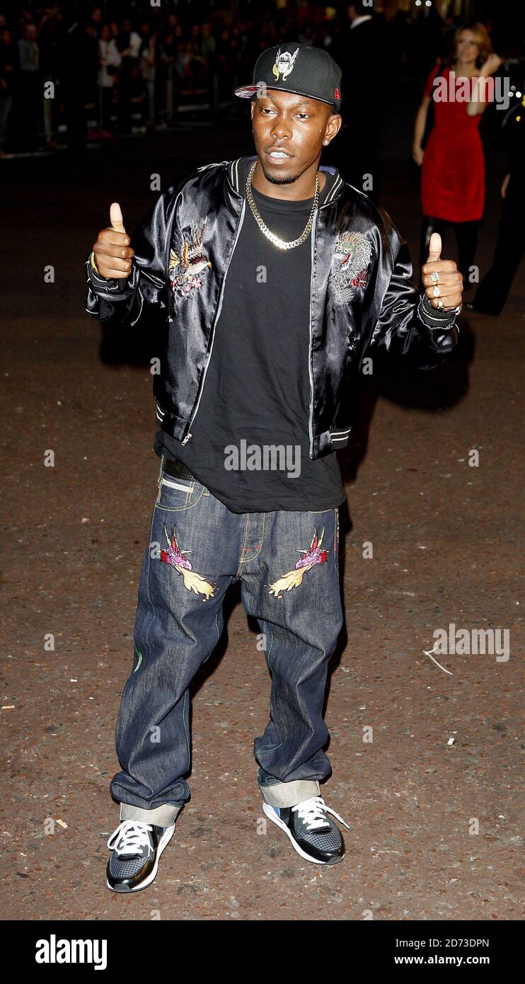 Dizzee Rascal arrives at the premiere of Tropic Thunder at the Odeon ...