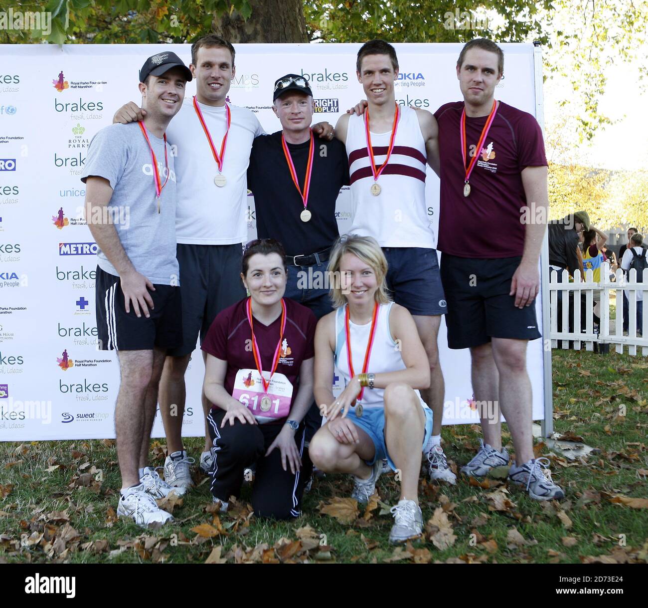 The Clifford Chance team (Elizabeth Kamm, bottom R) at the Royal Parks ...