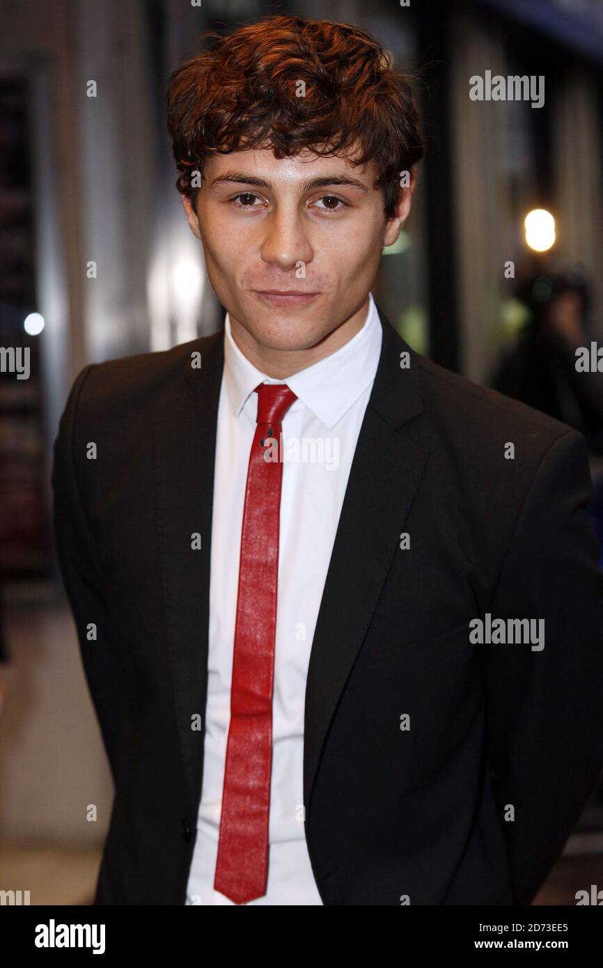 Augustus Prew arrives at the premiere of The Secret of Moonacre, part ...