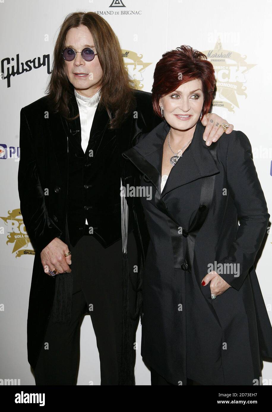 Ozzy and Sharon Ozbourne at the Classic Rock Roll of Honours Awards at ...