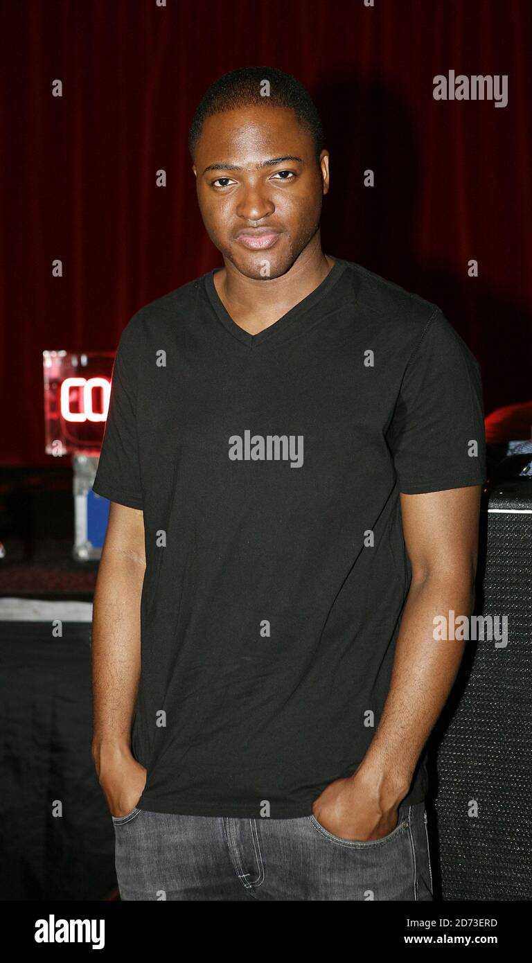 Taio Cruz during a filmed rehearsal for a T4 Transmission Collaboration ...