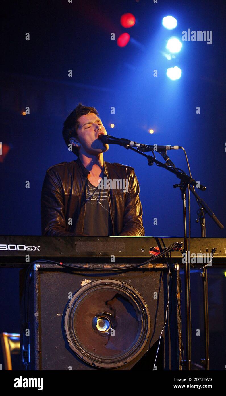 Danny O'Donoghue of The Script on stage at the Union Chapel in ...