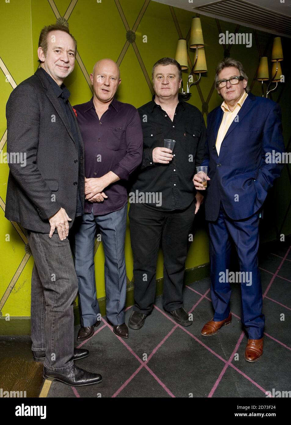 Ex Roxy Music members (from left to right) Phil Manzanera, Gary Tibbs ...