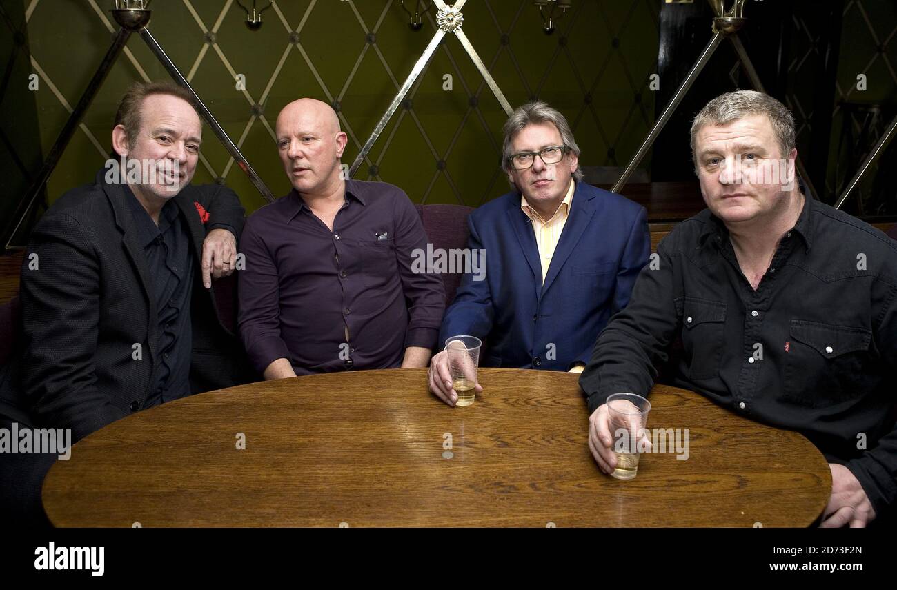 Ex Roxy Music members (from left to right) Phil Manzanera, Gary Tibbs ...