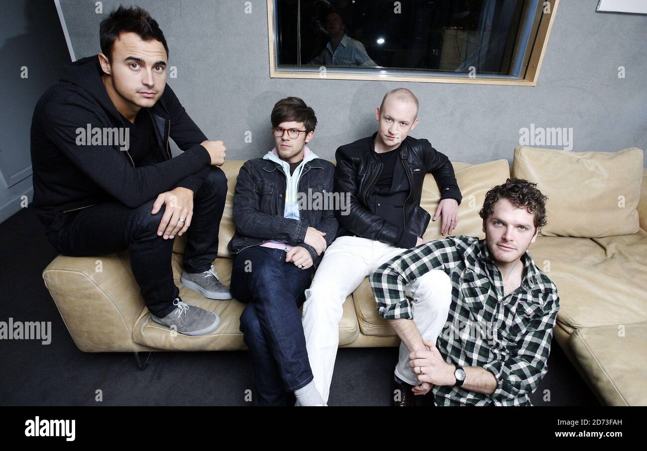 The Fray (l-r) Joe King, David Welsh, Isaac Slade and Ben Wysocki, pose ...