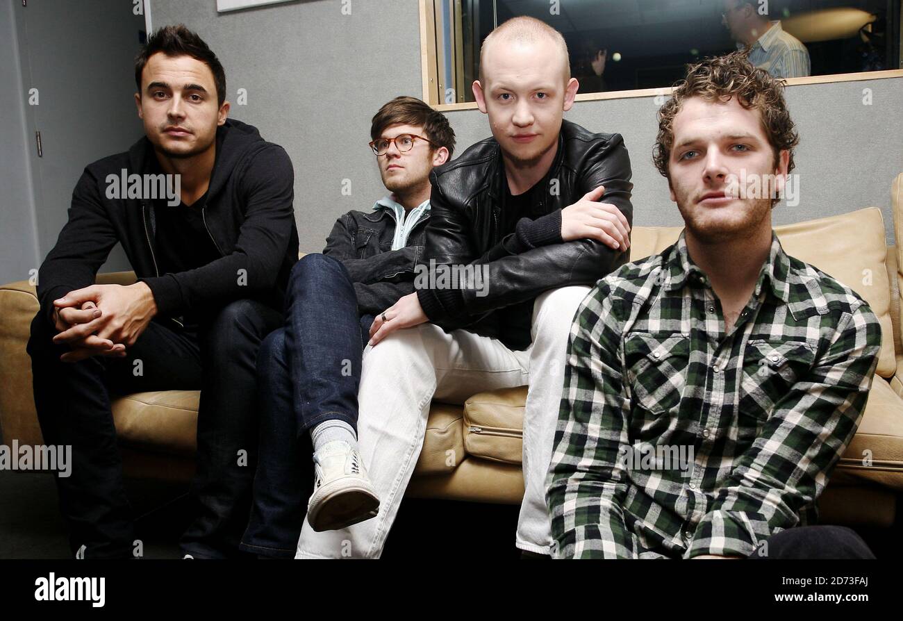 The Fray (l-r) Joe King, David Welsh, Isaac Slade and Ben Wysocki, pose ...