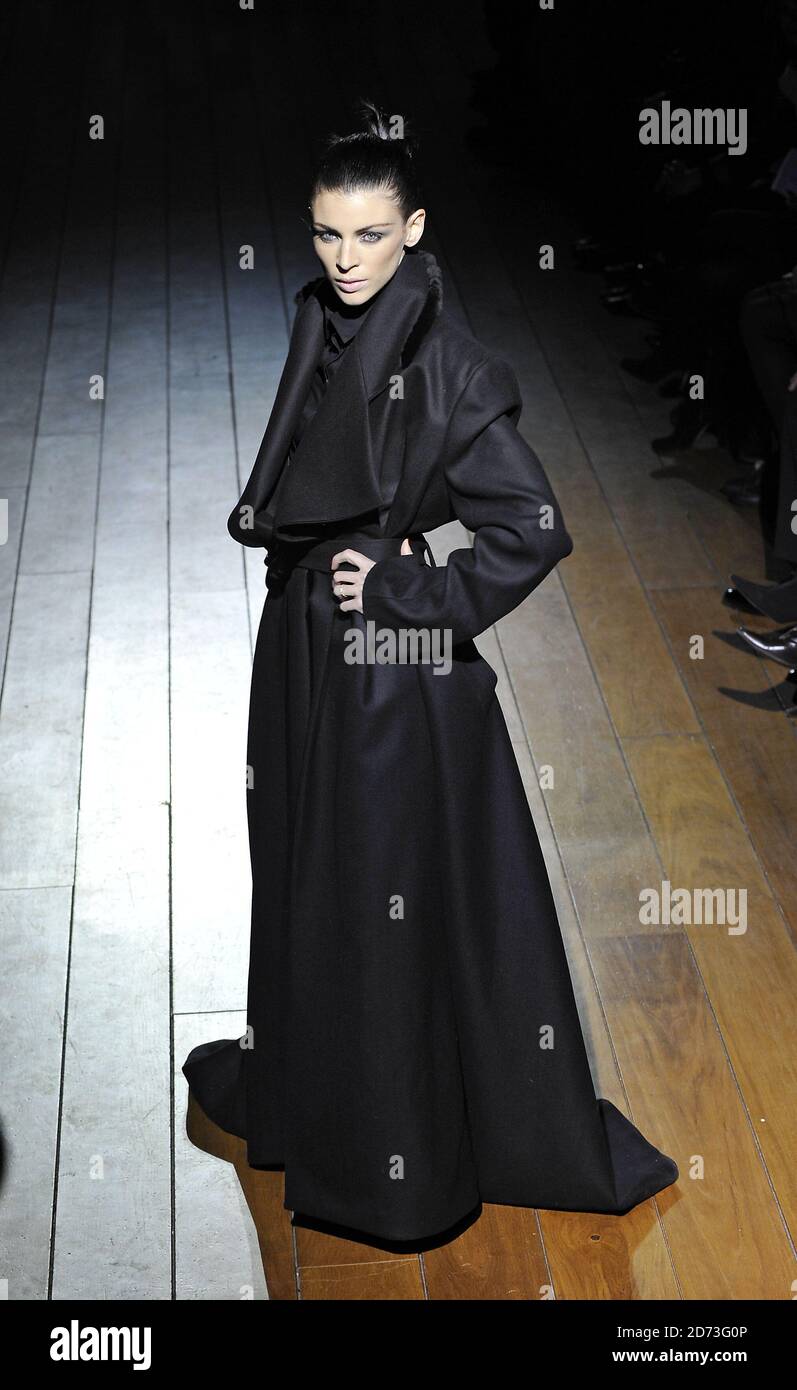 Model Liberty Ross at the Qasimi fashion show, held at St Mary's Church ...