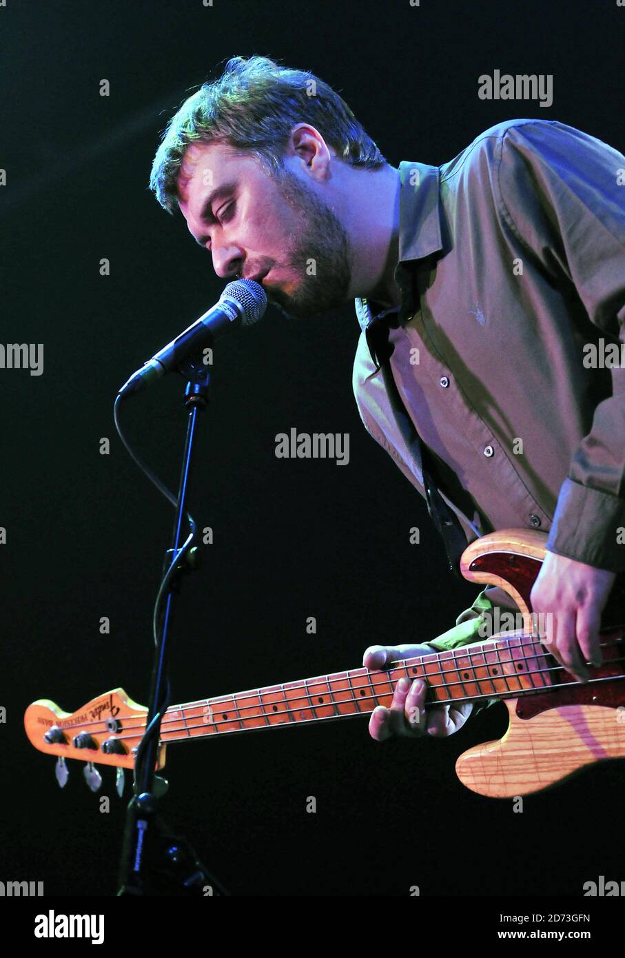 Jimi Goodwin of the Doves on stage at the Forum in Kentish Town, north ...