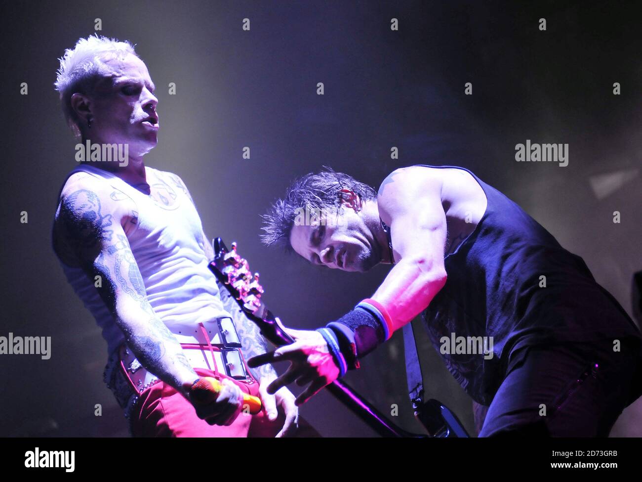 The Prodigy on stage at Wembley Arena in north London Stock Photo - Alamy