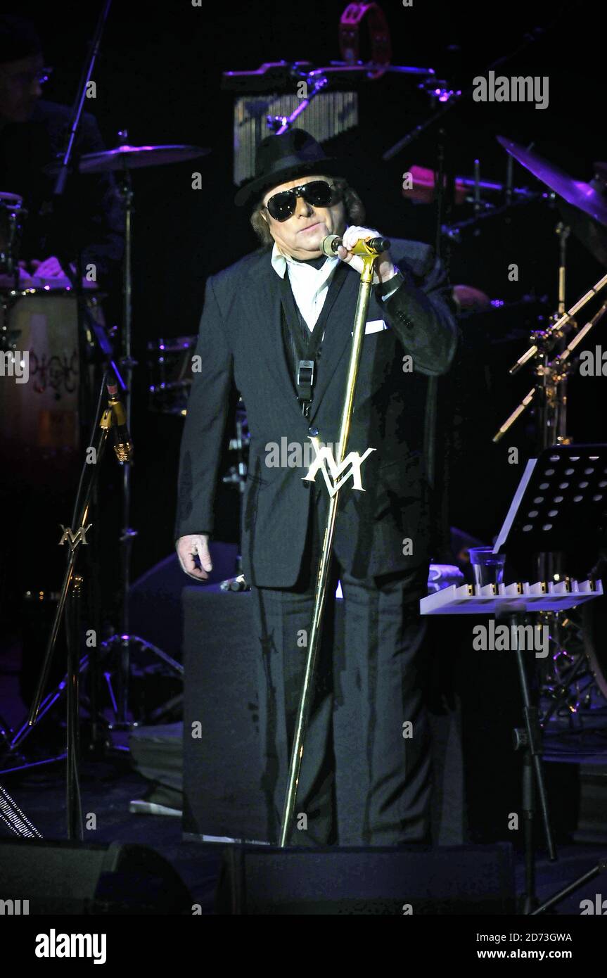 Van Morrison performs on stage at the Royal Albert Hall in west London ...