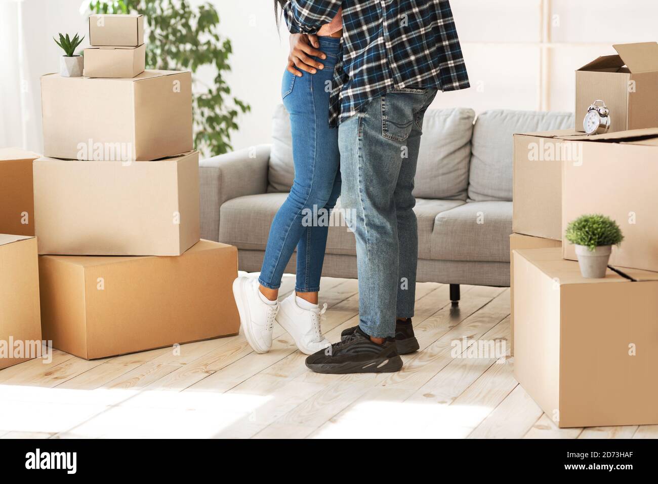 Hugging legs hi-res stock photography and images - Alamy