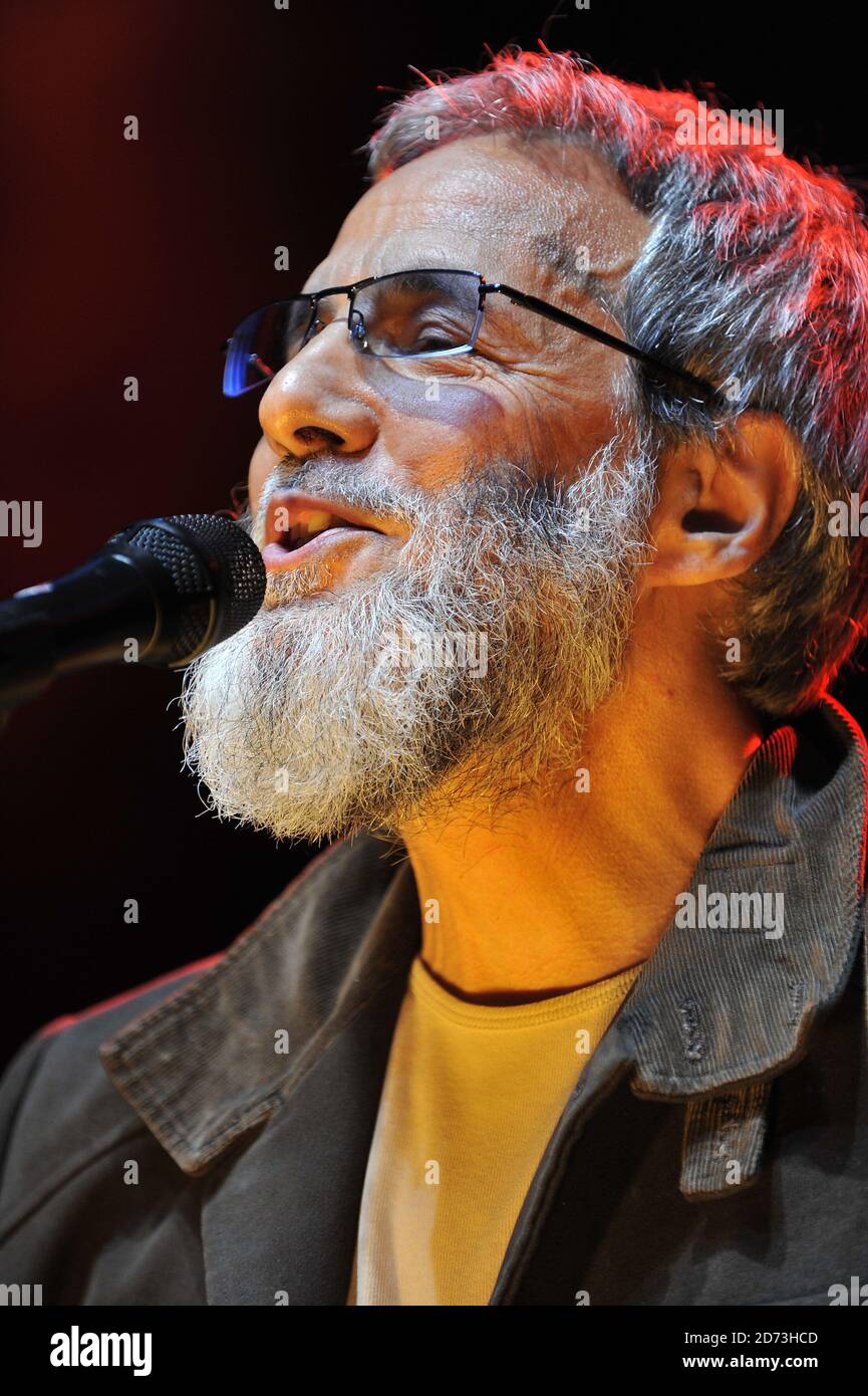 Yusuf Islam performing live on stage at the Shepherd's Bush Empire in ...