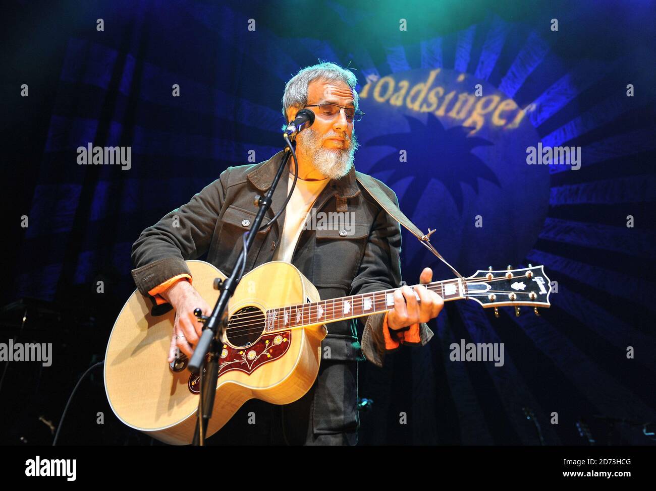 Yusuf Islam performing live on stage at the Shepherd's Bush Empire in ...
