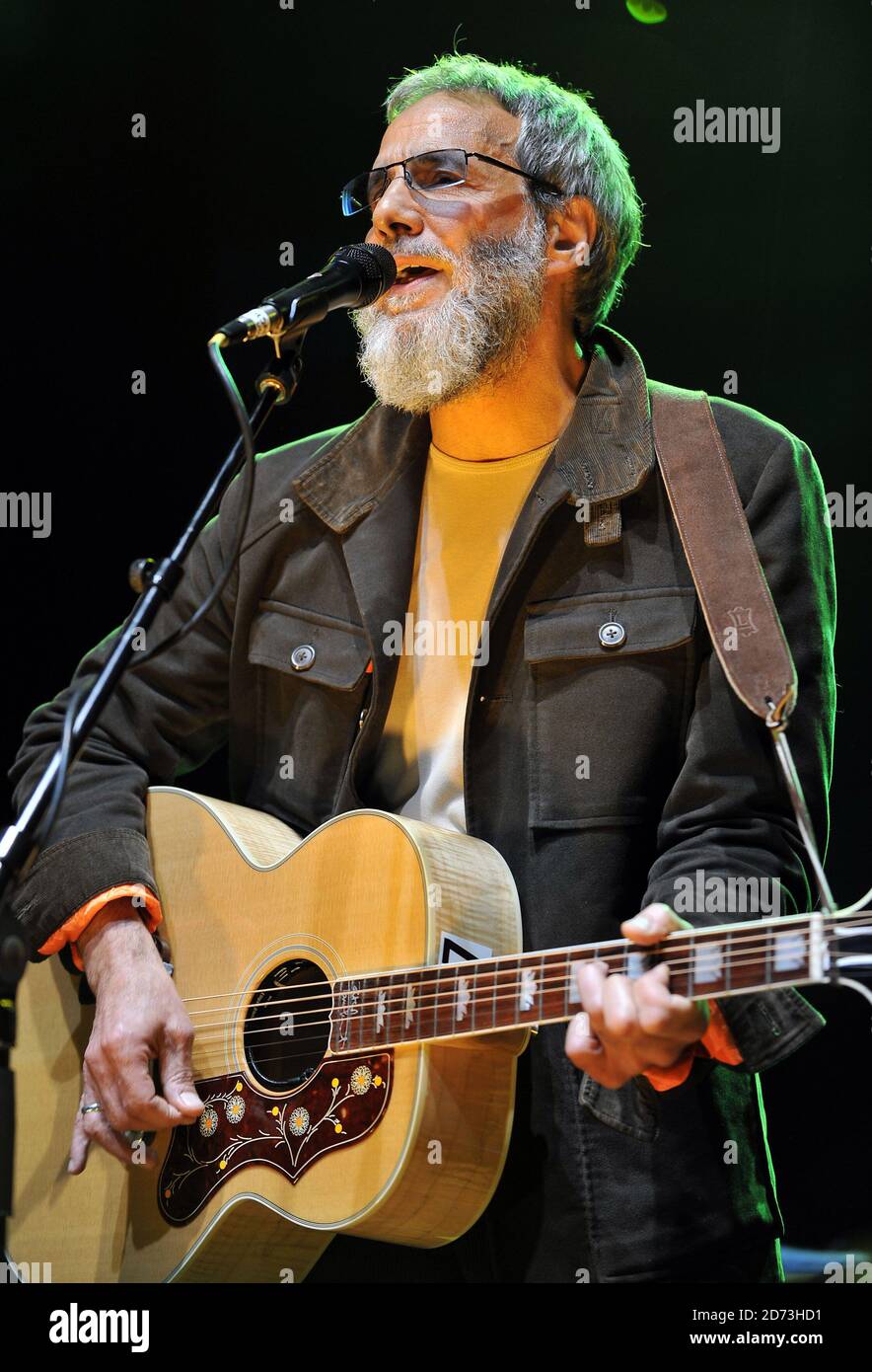 Yusuf Islam performing live on stage at the Shepherd's Bush Empire in ...