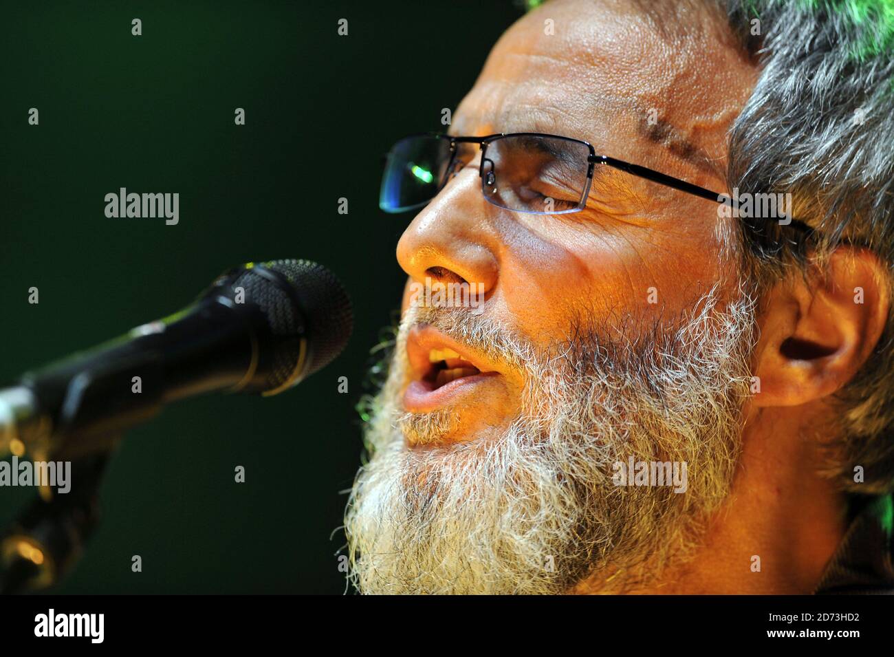 Yusuf Islam performing live on stage at the Shepherd's Bush Empire in ...