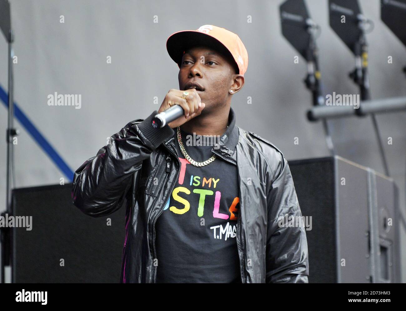 Dizzee Rascal performs on stage during Capital 95.8 Summertime Ball ...