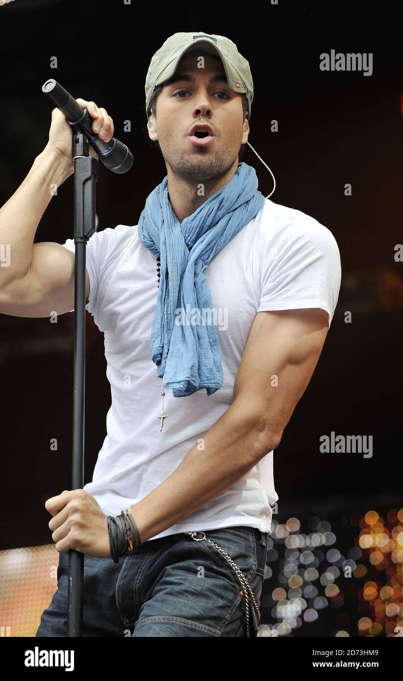 Enrique Inglesias performs during the Capital 95.8 Summertime Ball with ...