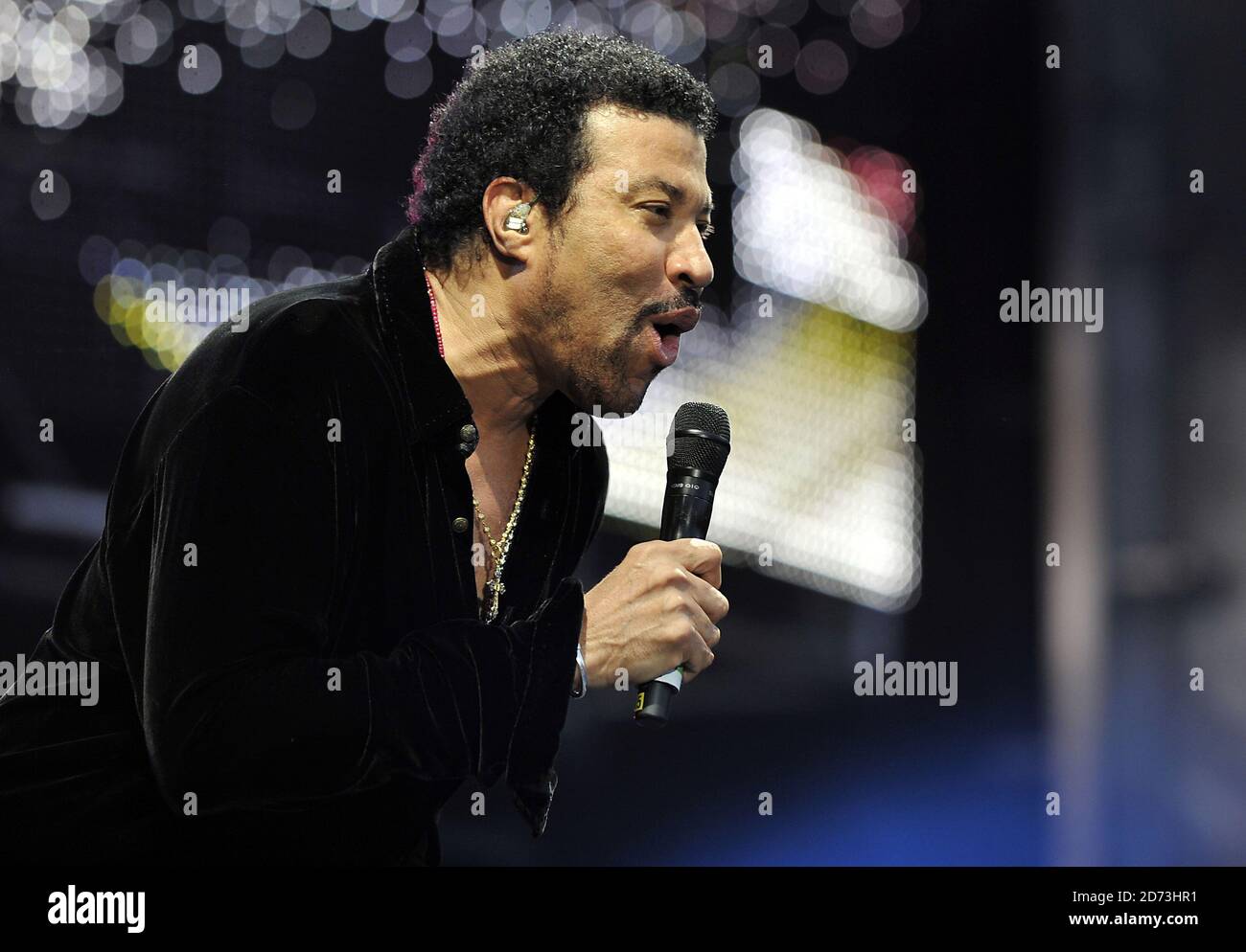 Lionel Richie performing on stage during Capital 95.8 Summertime Ball ...