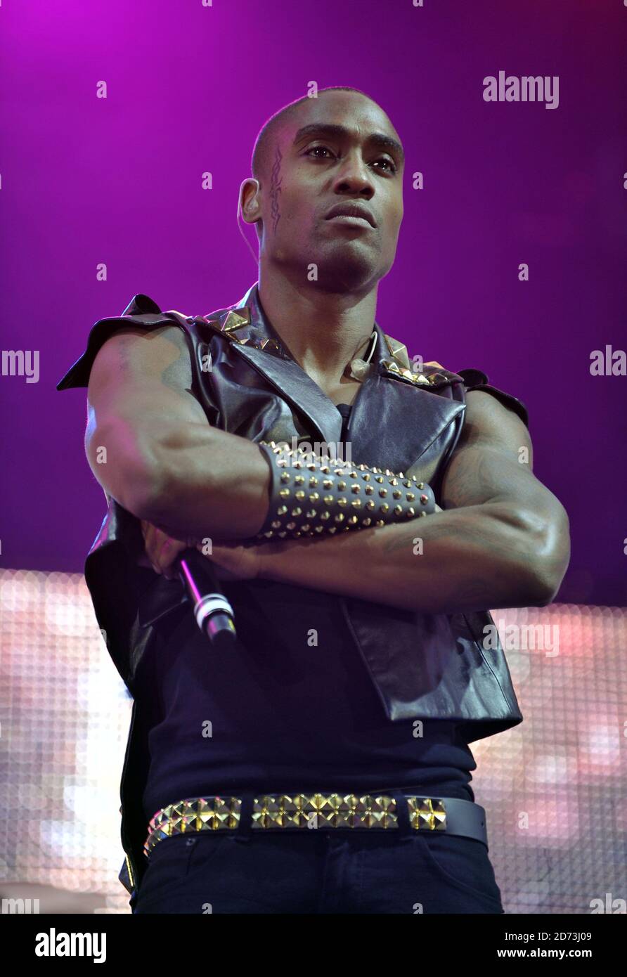 Simon Webbe of Blue performing at the Capital FM Summertime Ball, held ...