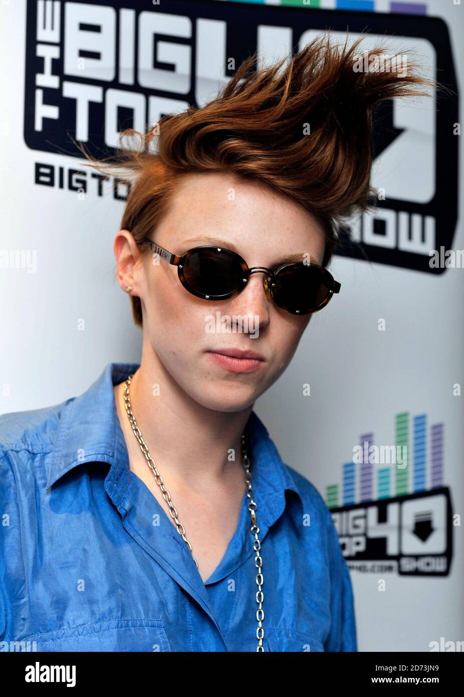 Elly Jackson of La Roux poses for photographs before appearing on the ...